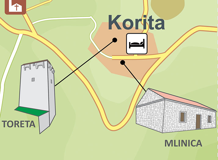 Turistička karta Mljeta